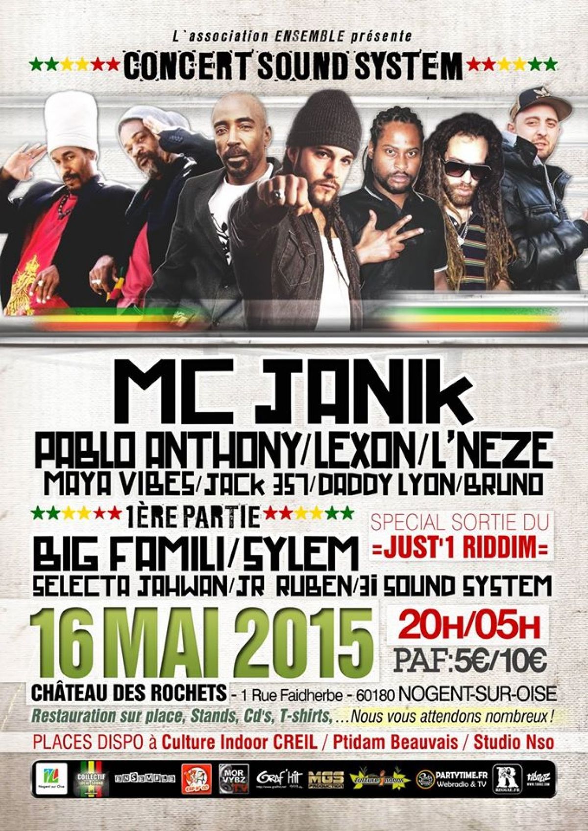 EVASION - Concert Sound system : MC Janik, Big Family, Pablo Anthony...